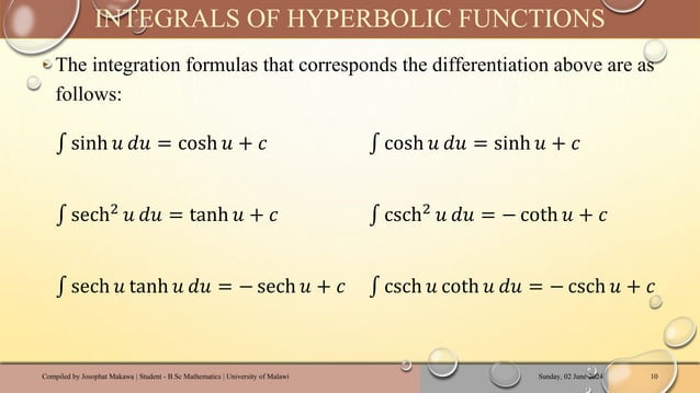 MAT221: CALCULUS II - Hyperbolic Functions.pdf