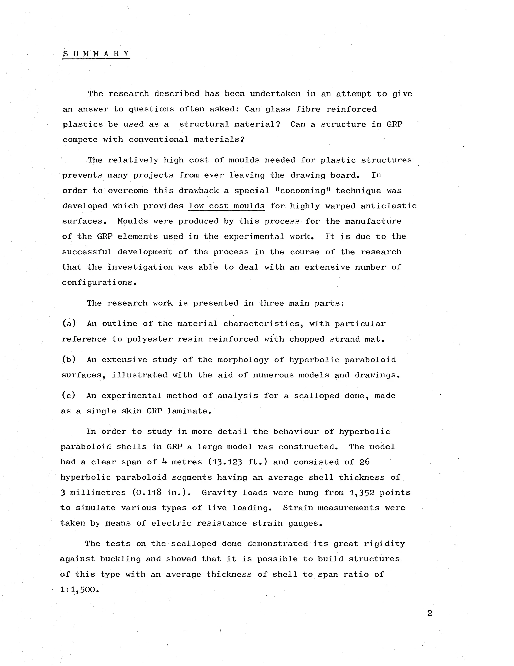 Hyperboloid construction | PDF