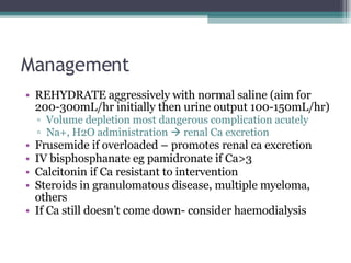 Hypercalcaemia (Case Presentation) | PPT