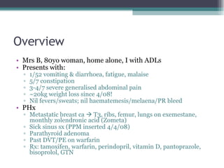 Hypercalcaemia (Case Presentation) | PPT