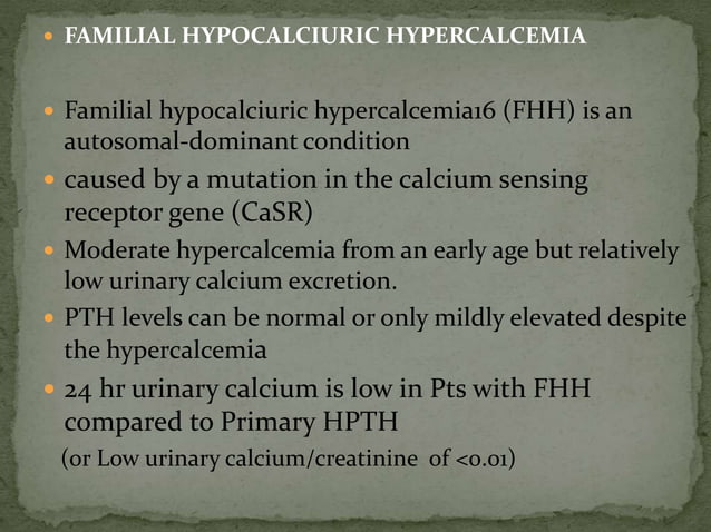 Approach to Hypercalcemia | PPTX