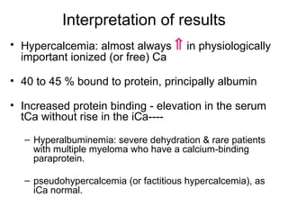 Hypercalcemia | PPT