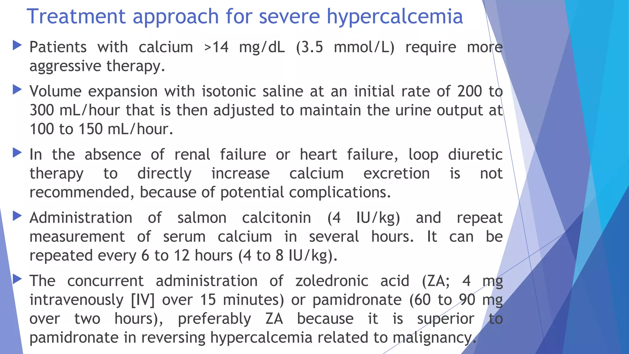 Hypercalcemia | PPT