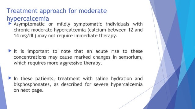 Hypercalcemia | PPT | Endocrine and Metabolic Diseases | Diseases and ...