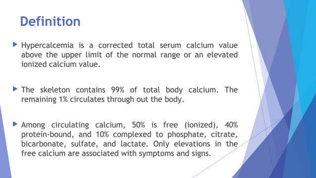 Hypercalcemia | PPT | Endocrine and Metabolic Diseases | Diseases and Conditions