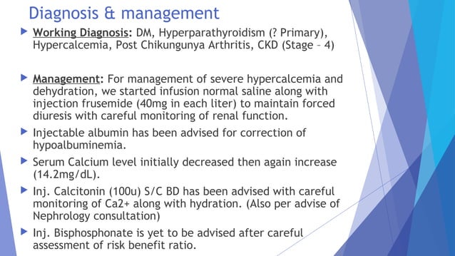 Hypercalcemia | PPT | Endocrine and Metabolic Diseases | Diseases and Conditions