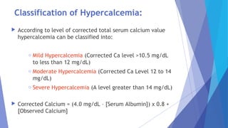 Hypercalcemia | PPT