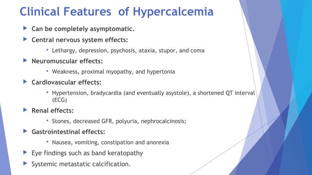 Hypercalcemia | PPT | Endocrine and Metabolic Diseases | Diseases and Conditions