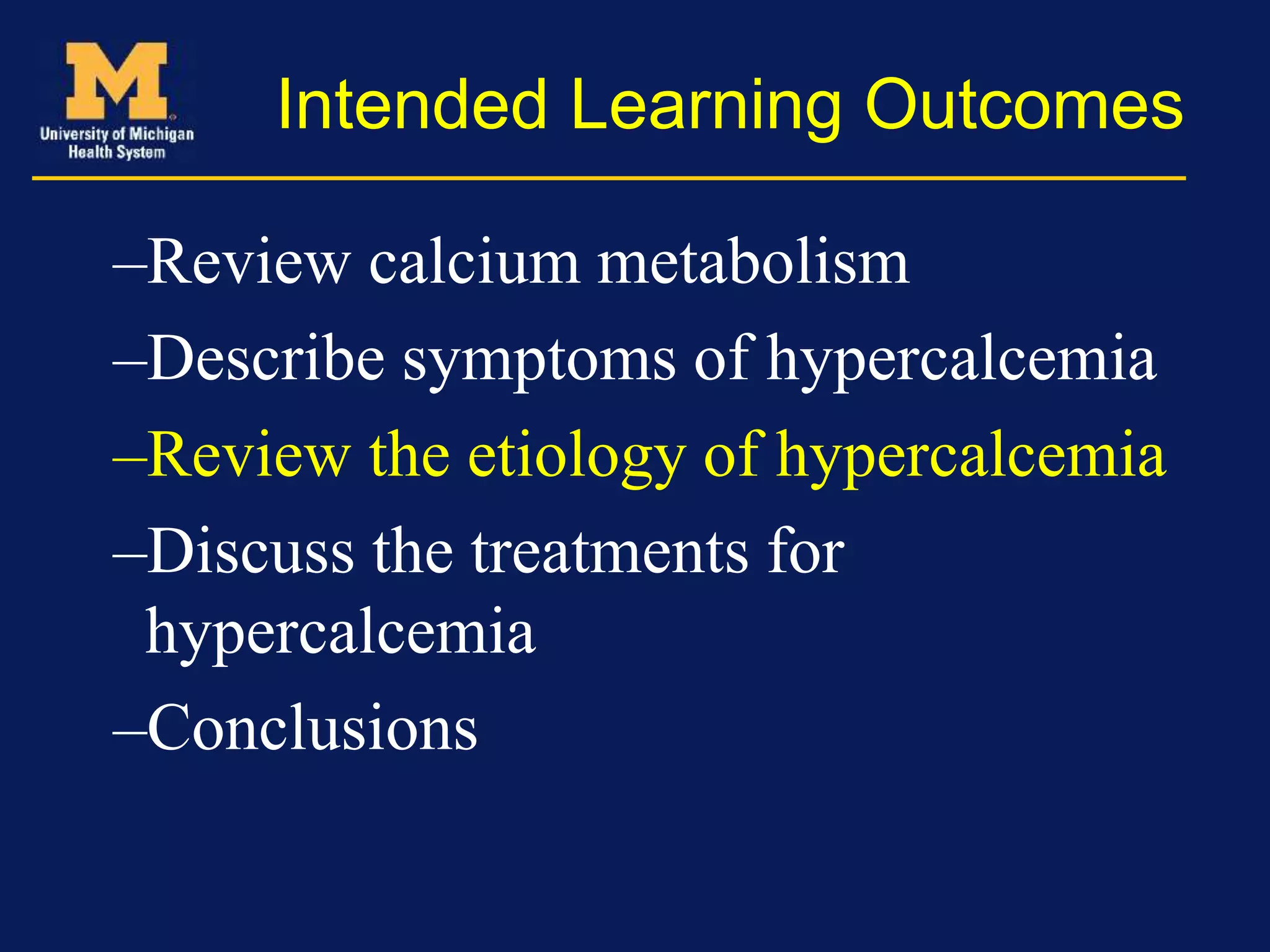 Hypercalcemia- Approach to the Diagnosis Palak Choksi.pptx
