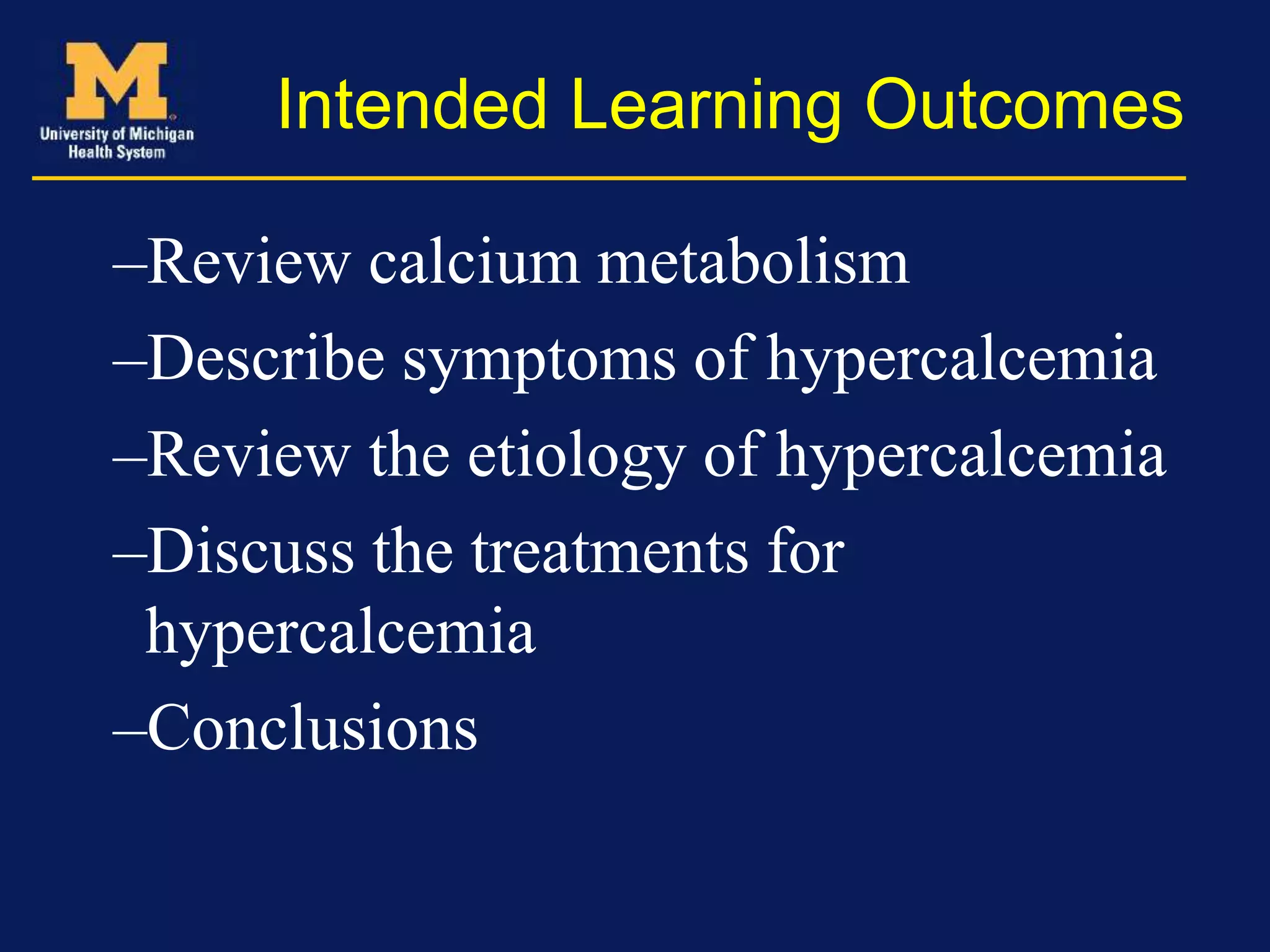 Hypercalcemia- Approach to the Diagnosis Palak Choksi.pptx