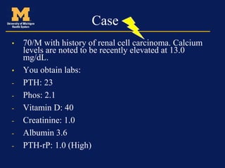 Hypercalcemia- Approach to the Diagnosis Palak Choksi.pptx