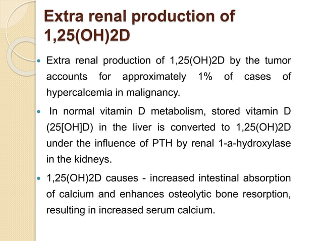 Hypercalcemia Associated With Malignancy Pptm 2 Pptx Endocrine And