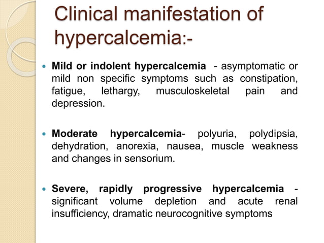 HYPERCALCEMIA ASSOCIATED WITH MALIGNANCY.pptm (2).pptx | Endocrine and Metabolic Diseases ...