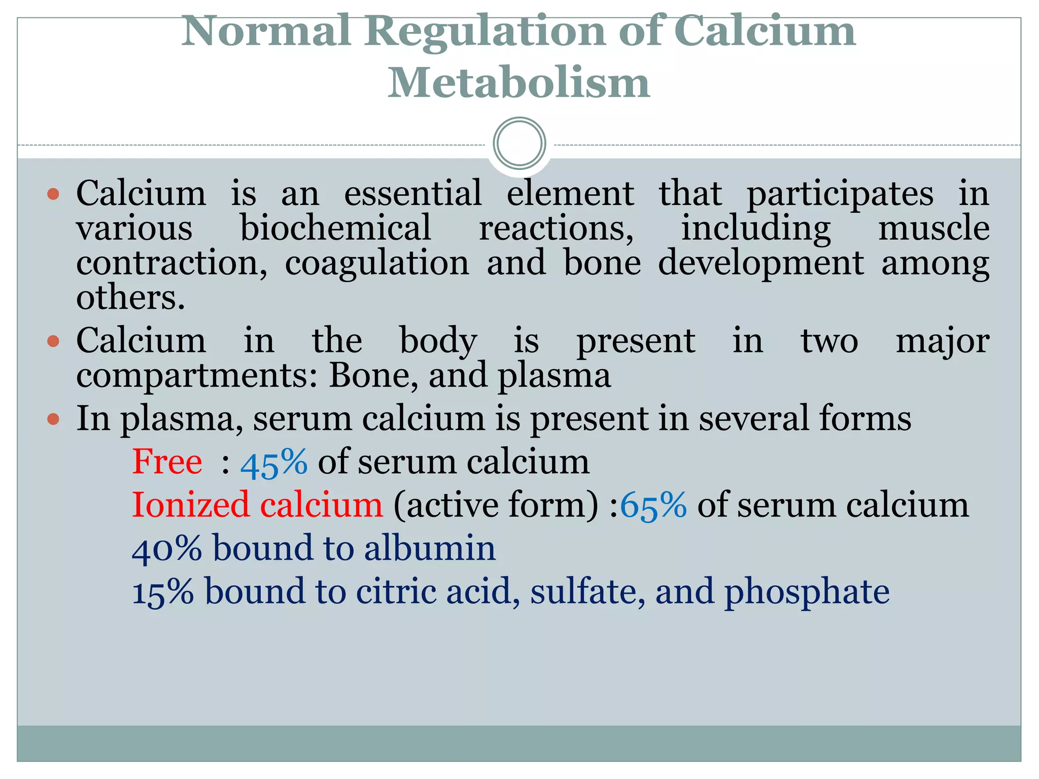 Hypercalcemia in malignancy | PPTX