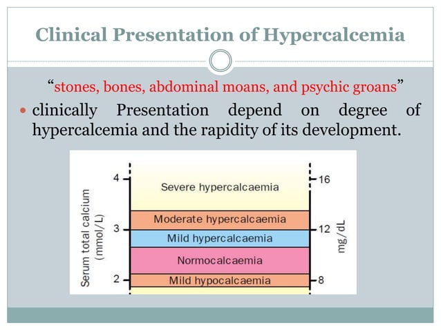 Hypercalcemia in malignancy | PPTX | Endocrine and Metabolic Diseases | Diseases and Conditions