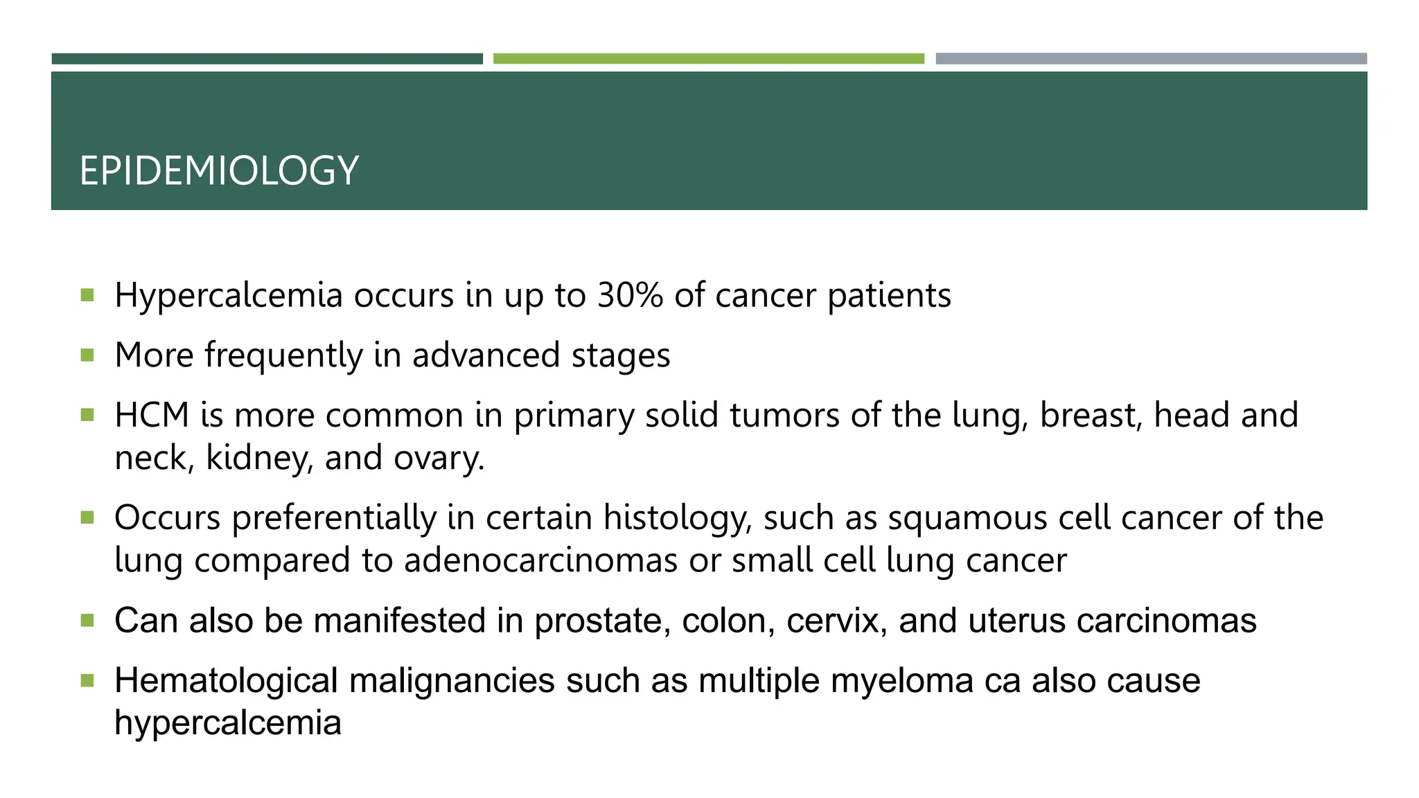 HYPERCALCEMIA IN PALLIATIVE CARE.pptx | Endocrine and Metabolic ...