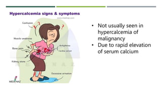 HYPERCALCEMIA IN PALLIATIVE CARE.pptx | Endocrine and Metabolic Diseases | Diseases and Conditions