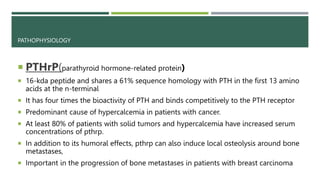 HYPERCALCEMIA IN PALLIATIVE CARE.pptx | Endocrine and Metabolic ...