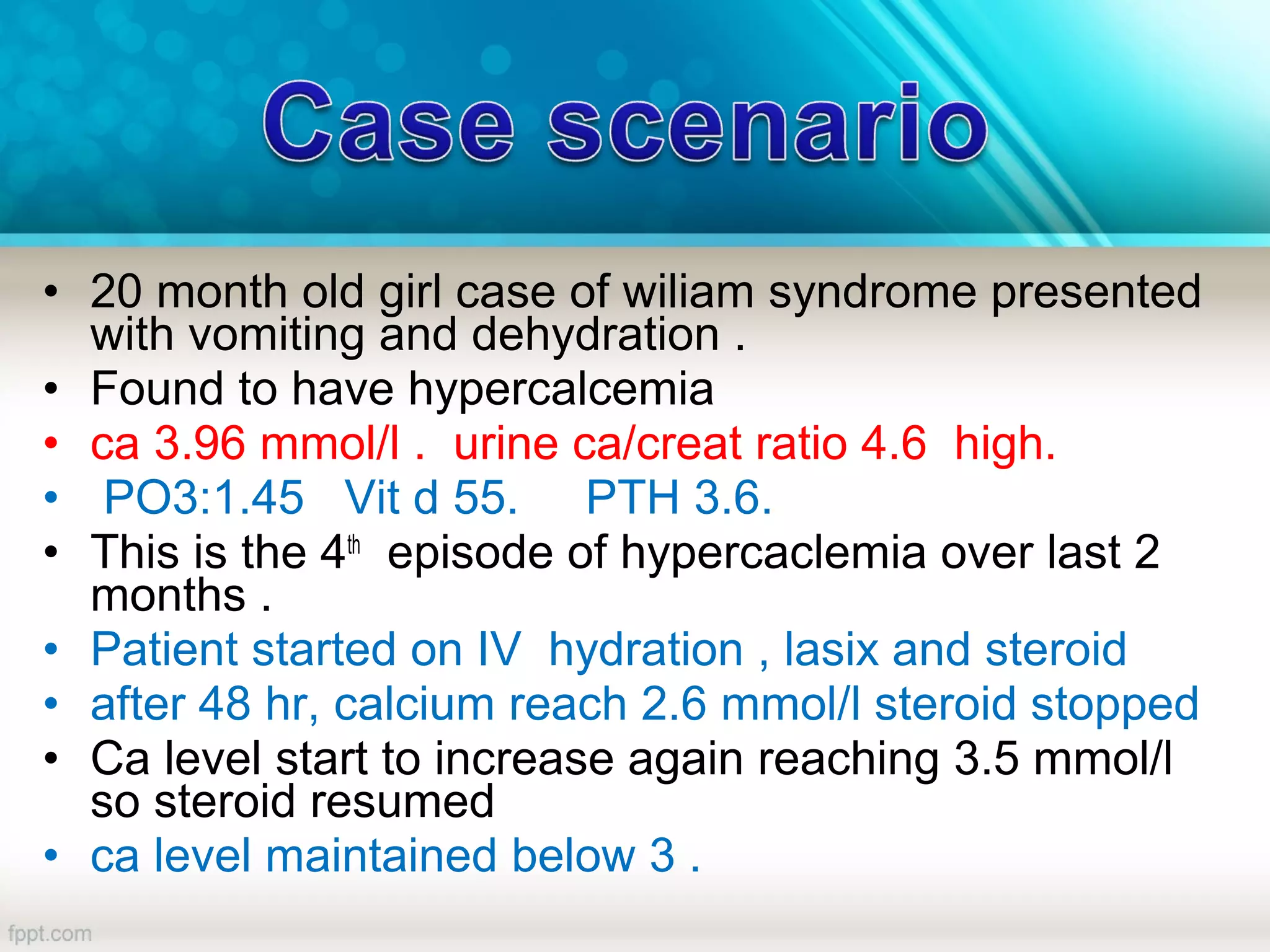 Hypercalcemia in children and adolescent | PPT