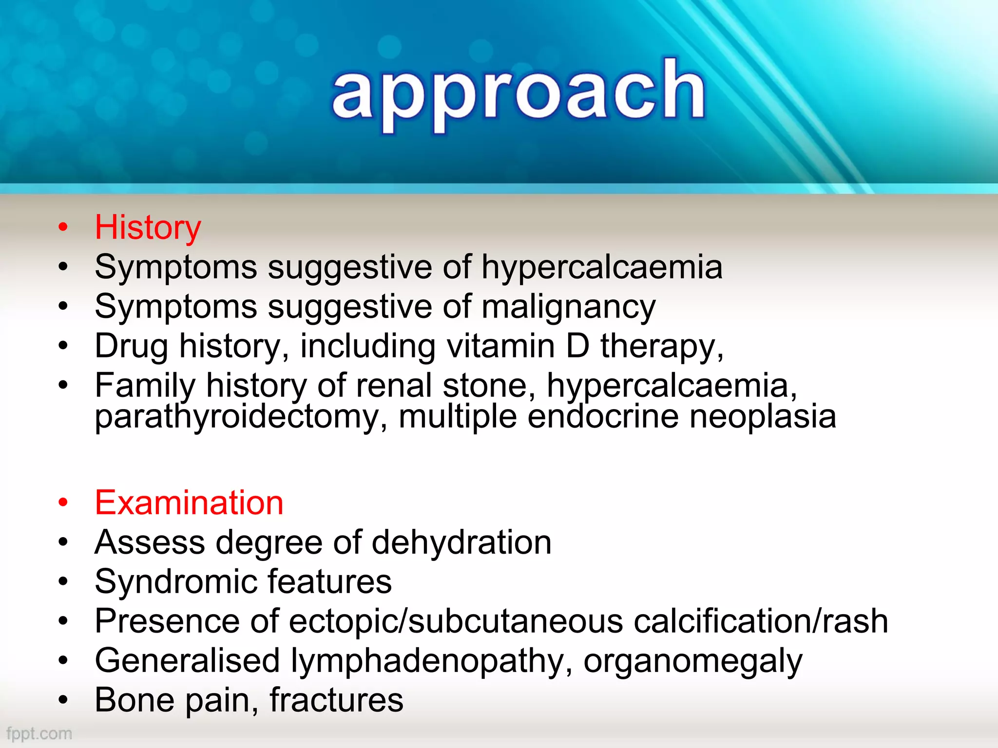 Hypercalcemia in children and adolescent | PPT