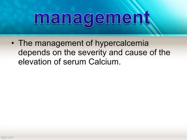 Hypercalcemia in children and adolescent | PPT | Endocrine and ...