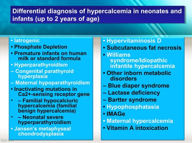 Hypercalcemia in children and adolescent | PPT | Endocrine and ...