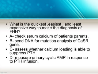 Hypercalcemia in children and adolescent | PPT
