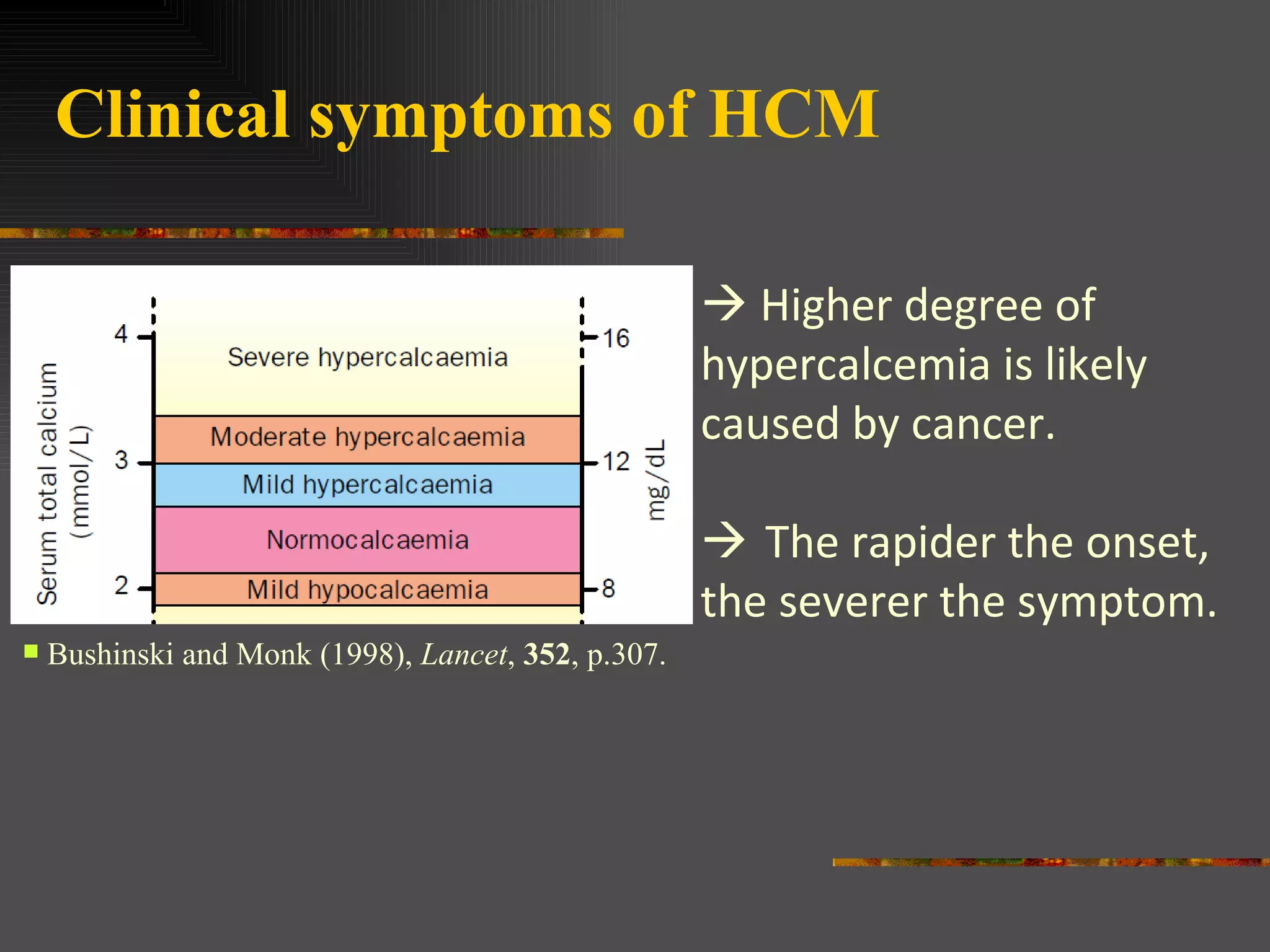 Hypercalcemia of malignancy | PPT