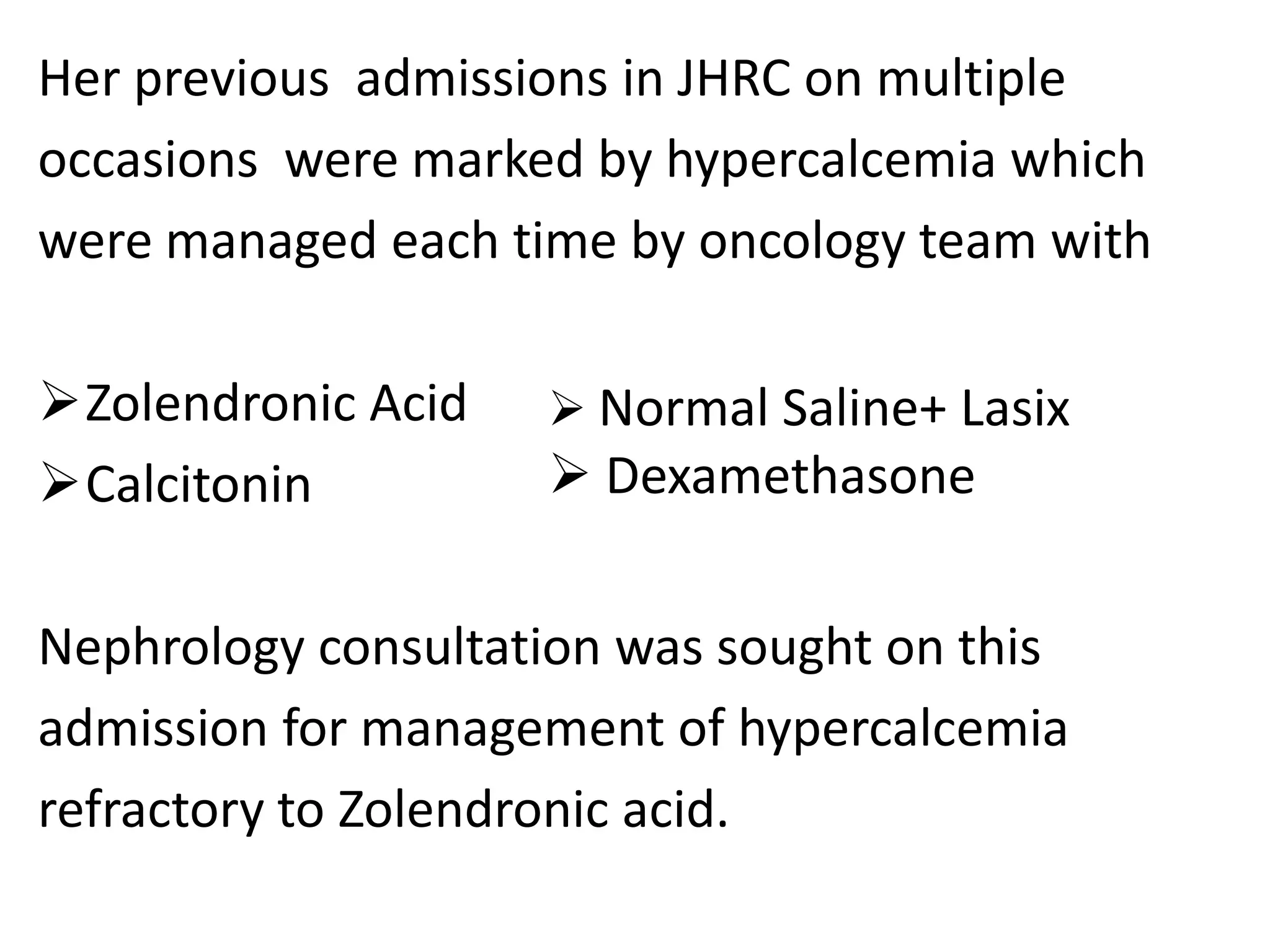 Hypercalcemia of malignancy novel management therapy | PPTX