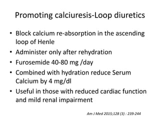 Approach to management of Hypercalcemic emerggencies | PPTX
