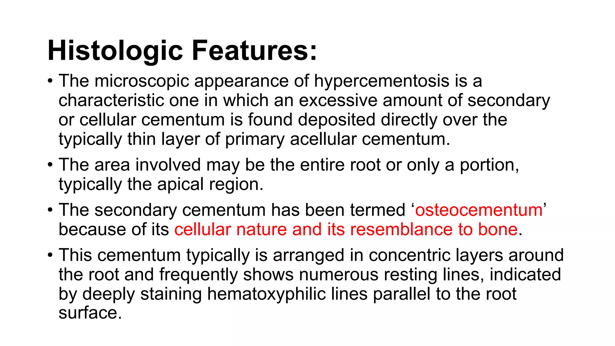 Hypercementosis | PPTX