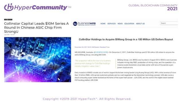 Hyper community shortoverview-2021 | Blockchain DeFi Ecosystem | PPT