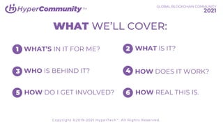 Hyper community shortoverview-2021 | Blockchain DeFi Ecosystem | PPT