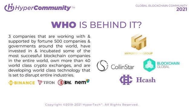 Hyper community shortoverview-2021 | Blockchain DeFi Ecosystem | PPT