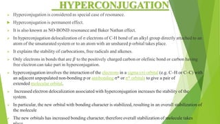 Hyperconjugation of basic organic chemistry | PDF