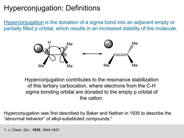 Hyperconjugation | PPTX