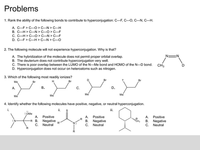 Hyperconjugation | PPTX