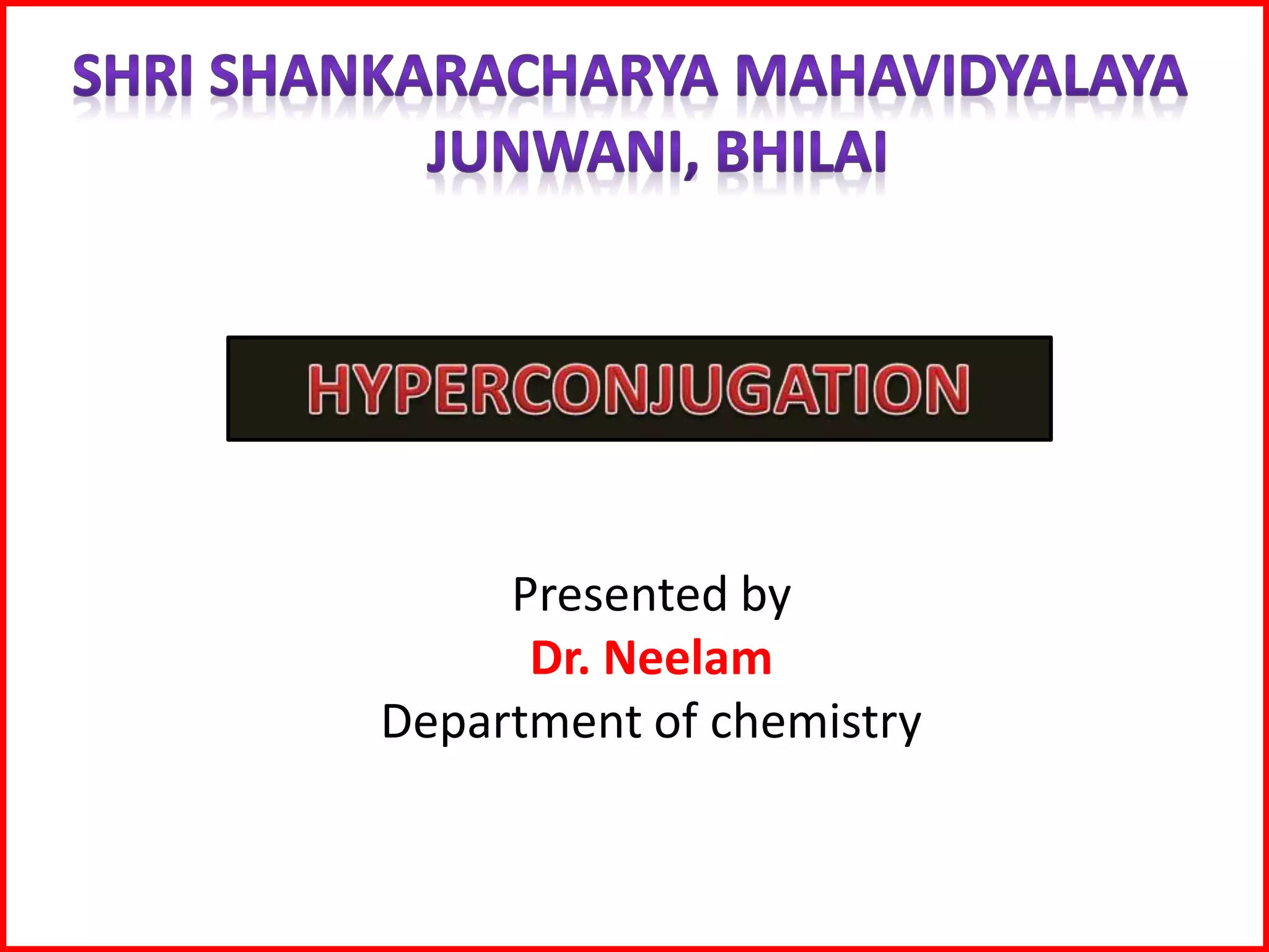 Hyperconjugation | PDF