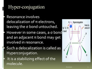 Hyperconjugation by konain z.m. | PPTX | Chemistry | Science