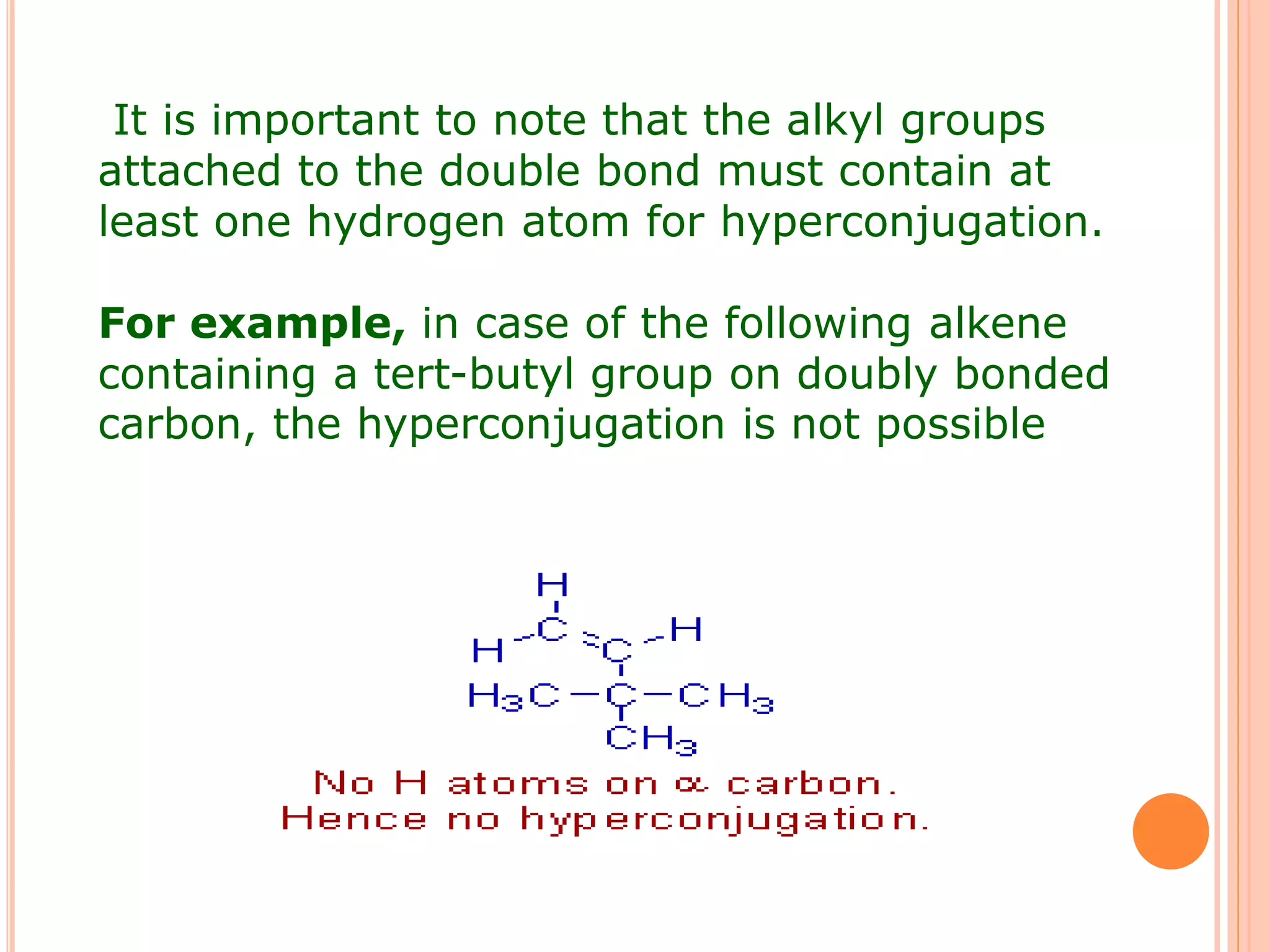 Hyperconjugation effect | PPTX