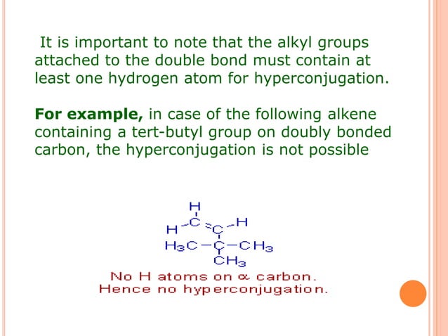 Hyperconjugation effect | PPTX | Chemistry | Science