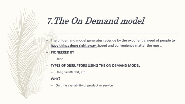 Hyper disruptive business models | PPT