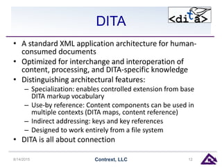 No Ki Magic: Managing Complex DITA Hyperdocuments | PPT