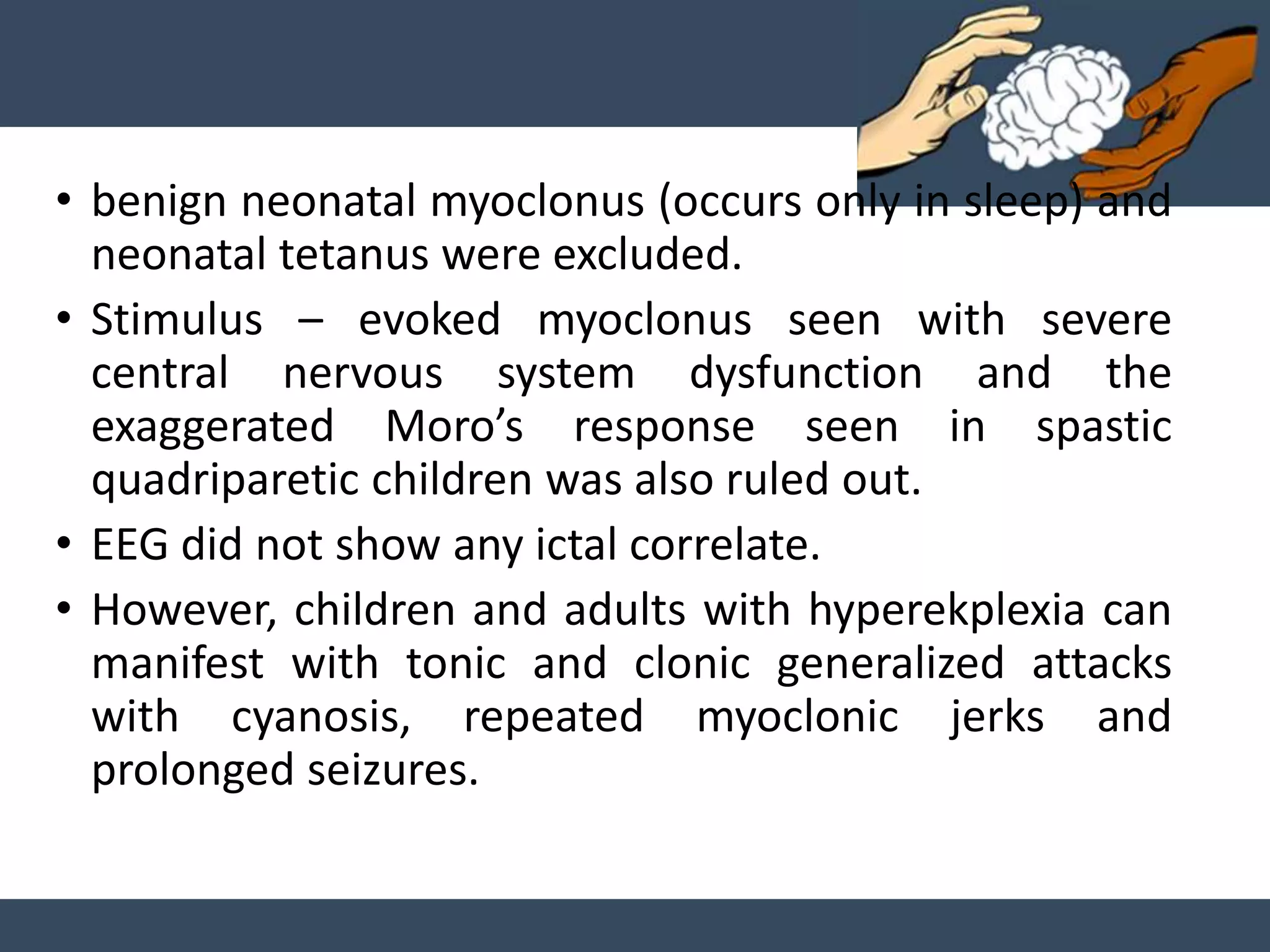 Hyperekplexia in infants | PPT