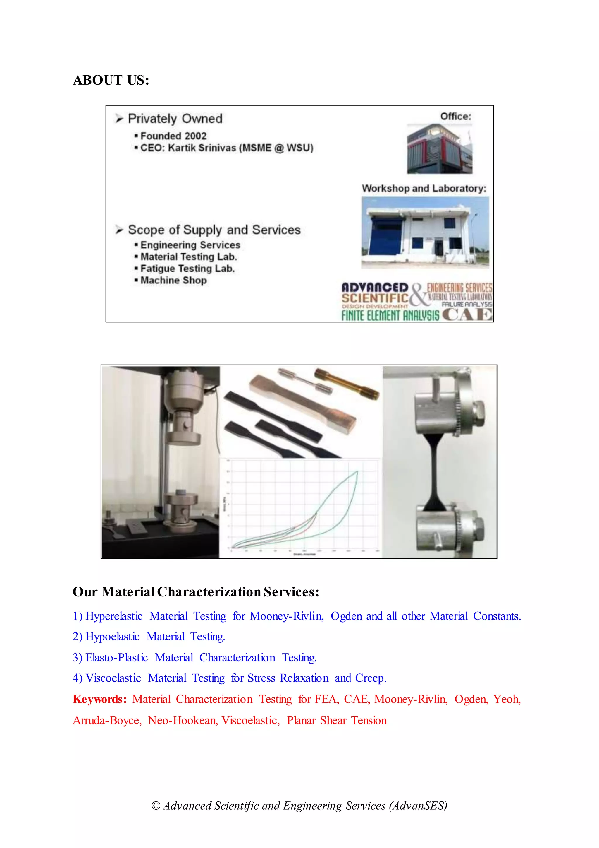 Hyperelastic material models in finite element analysis of polymers | DOCX