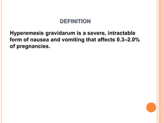 Hyperemesis | PPTX
