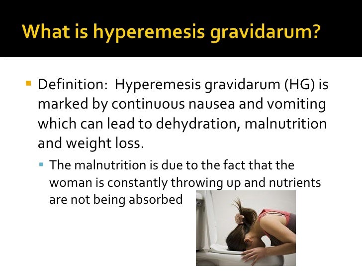 Hyperemesis Gravidarum Hyperemesis Gravidarum