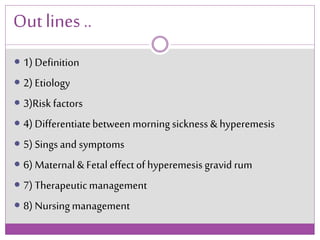 Hyper emesis gravidarum | PPTX