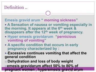 Hyper emesis gravidarum | PPTX