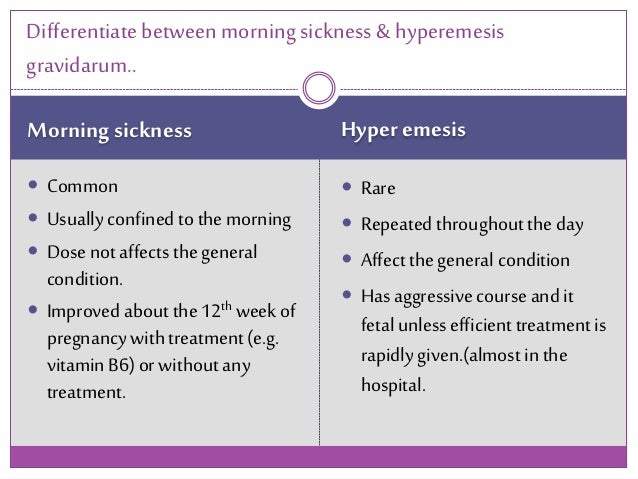 Hyper emesis gravidarum